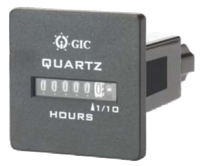 HM36 Hour Run Meter (Square Bezel) - Control Products