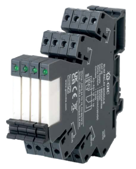 Slim Relays - 1 Change Over - Control Products
